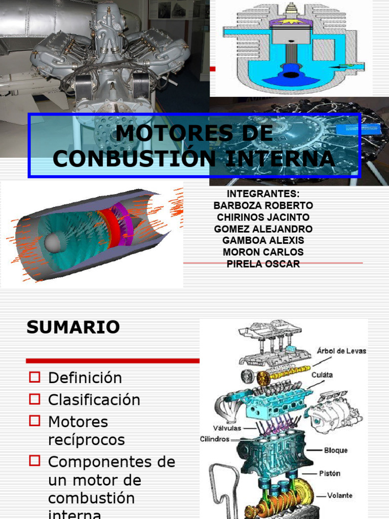 Motores de Combustion Interna | PDF | Motor de combustión interna | Pistón