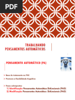 Registro de Pensamentos Disfuncionais (RPD) Psicologia Cognitivo ...