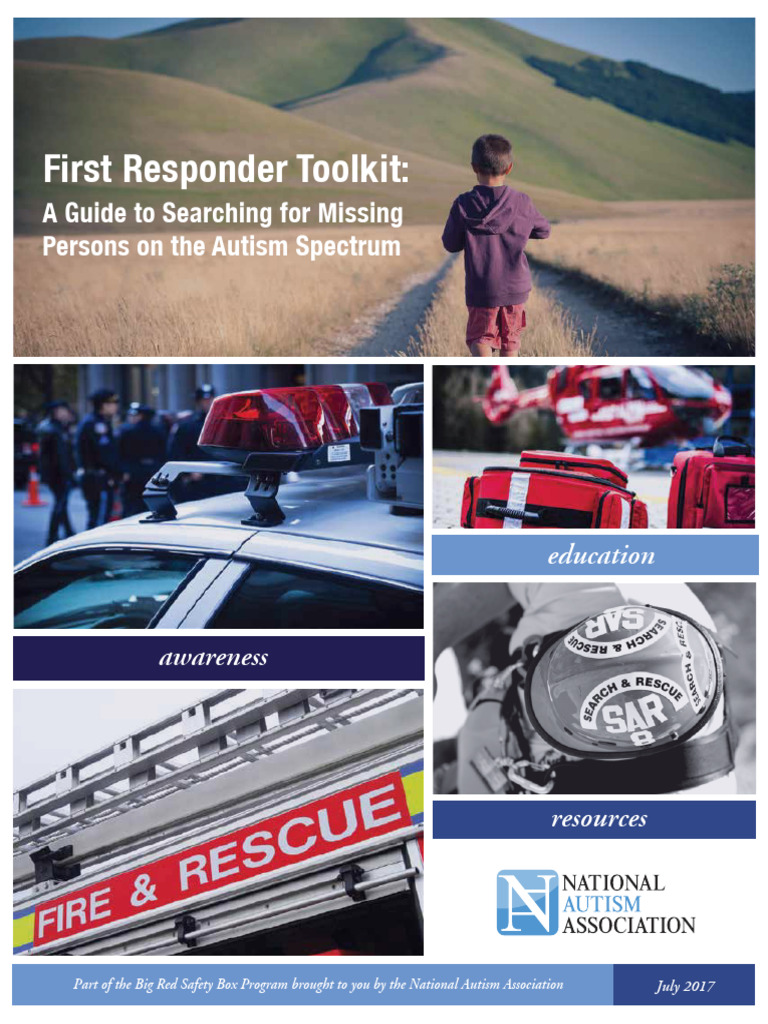 Toolkit For First Responders 0717 | PDF | Autism Spectrum | Behavioural ...