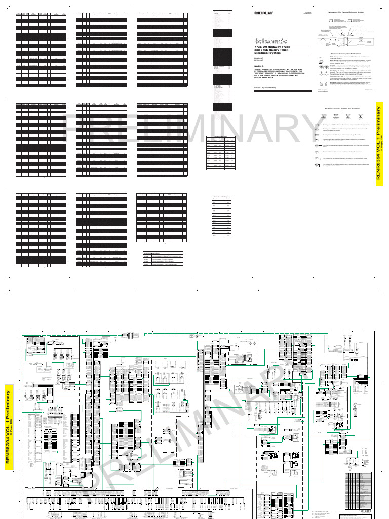 773E & 775E Truck Electrical Guide | PDF | Electrical Wiring | Electric Power