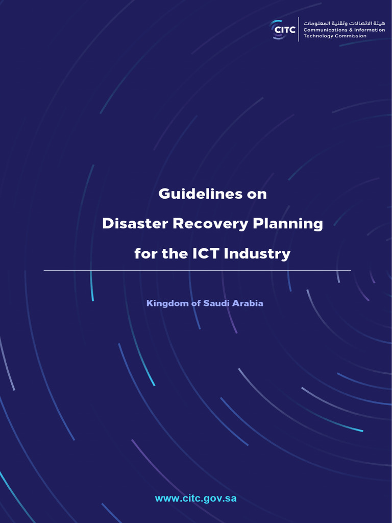 E-Guidelines On Disaster Recovery Planning For The ICT Industry | PDF ...
