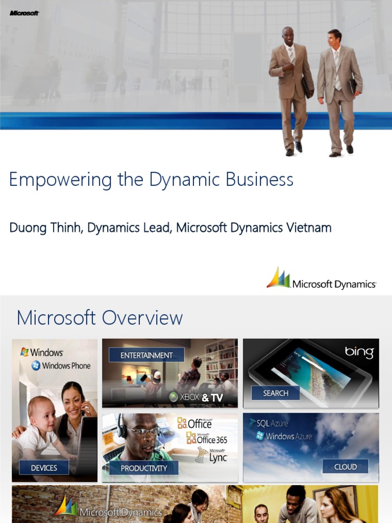 Microsoft Dynamics Business Overview | PDF | Business | Finance & Money ...