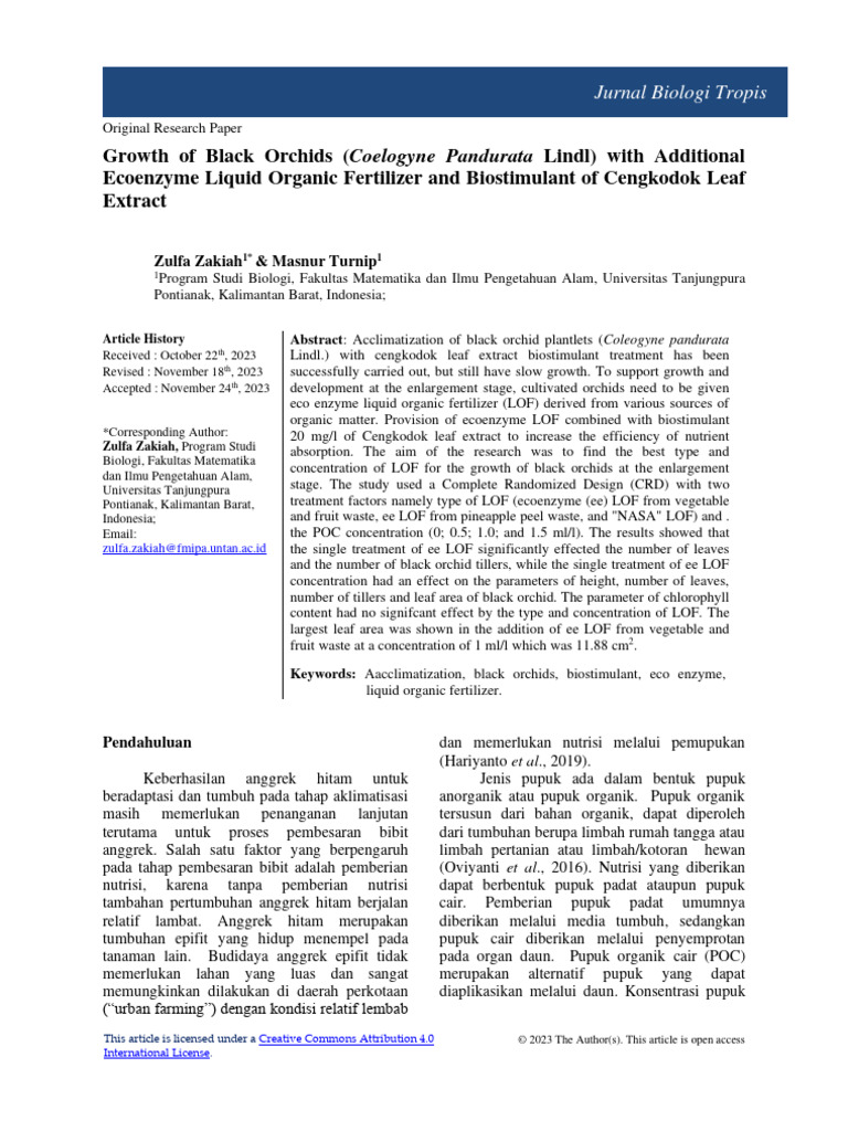 21.+zakiah,+231119 Publish | PDF | Plants