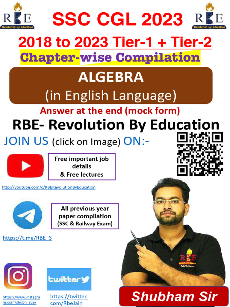 Chapter-Wise Compilation: 2018 To 2023 Tier-1 + Tier-2 | PDF
