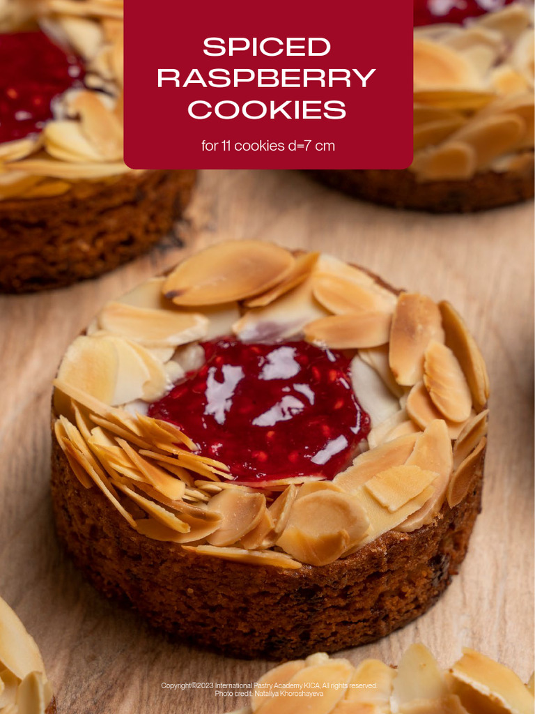 Spiced Raspberry Cookies | PDF | Food Industry | Carbohydrate Chemistry