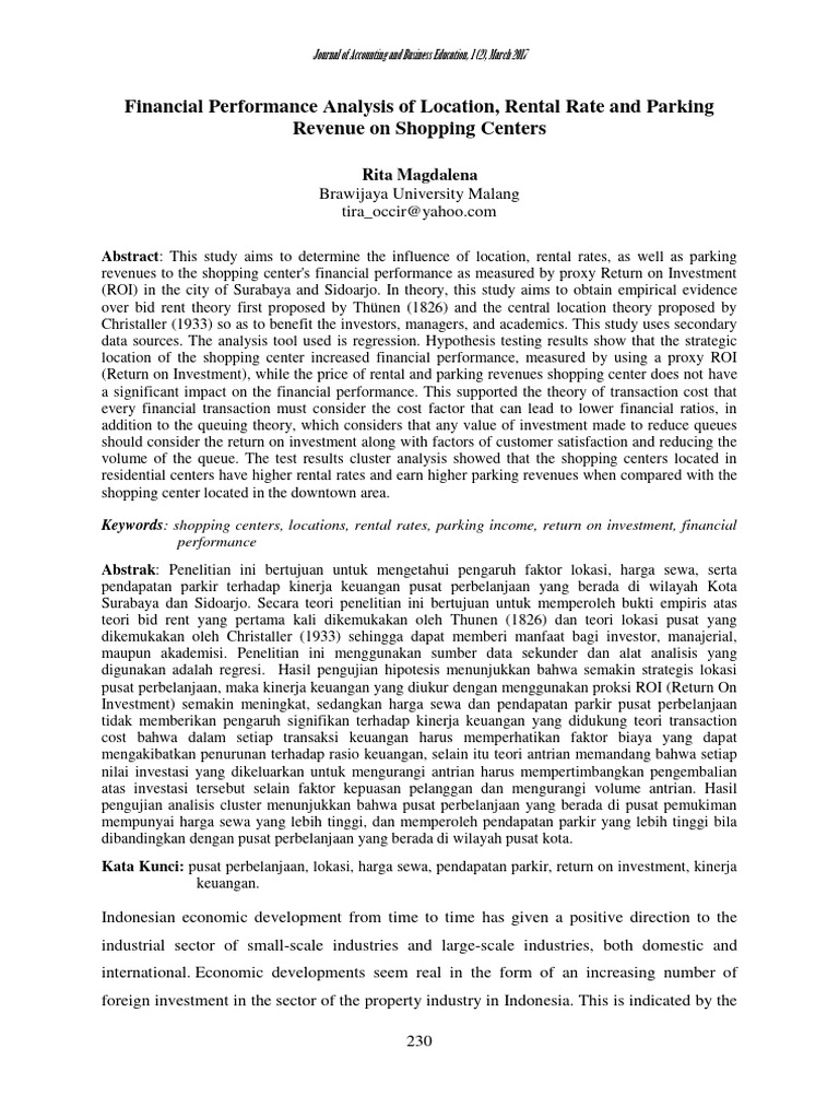 Financial Performance Analysis of Location Rental | PDF | Return On ... Financial Performance Analysis of Location Rental | PDF | Return On ...