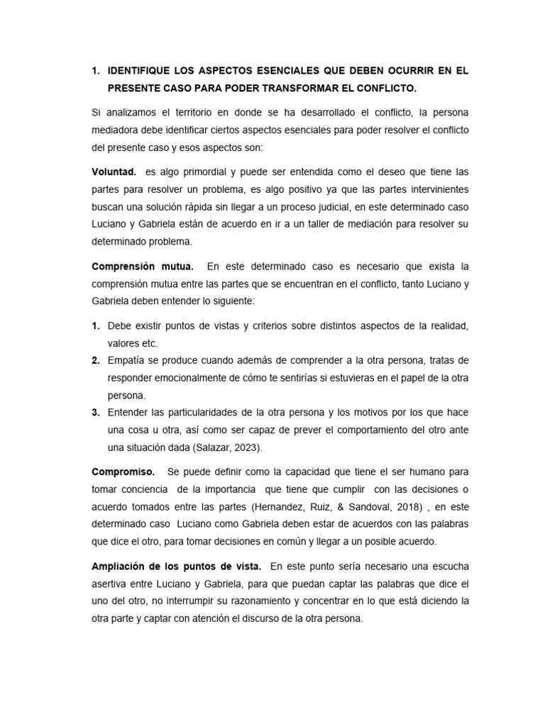 Trabajo de Mediacion | PDF