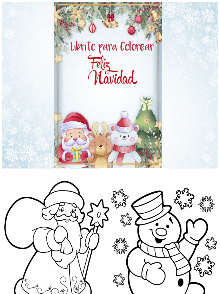 Librito de Navidad para Colorear | PDF