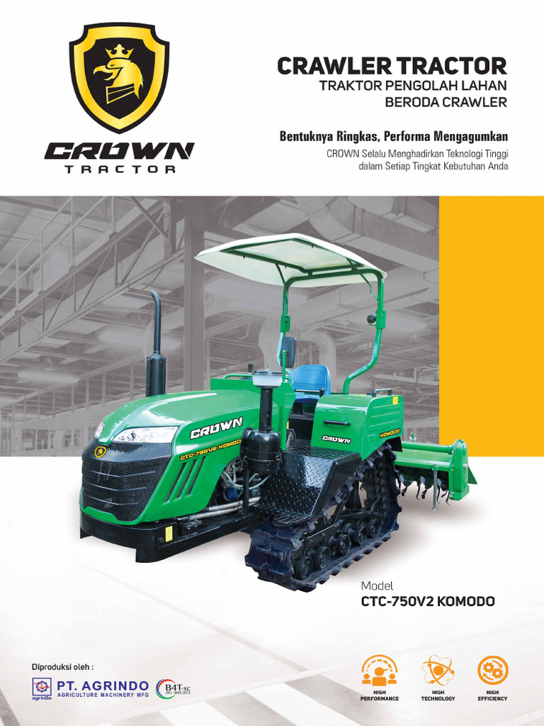 Crown Crawler Tractor - CTC-750V2 KOMODO | PDF
