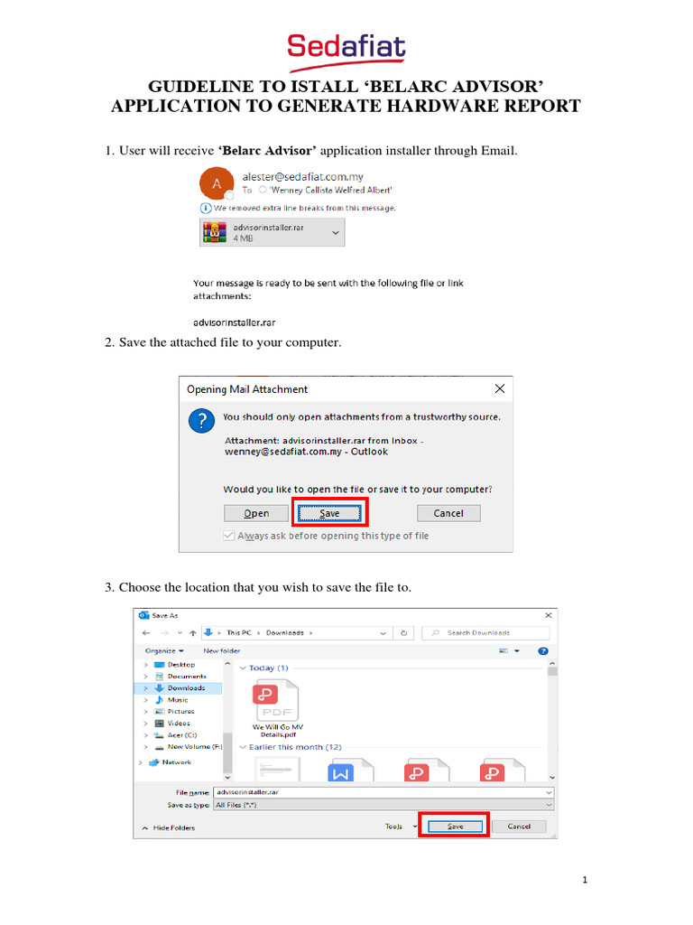 B. Guidelines Belarc Advisor Installation | PDF | Computer Hardware | Control Key