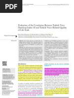 MEG Voice Handicap Index VHI 10 | PDF | Language Arts & Discipline