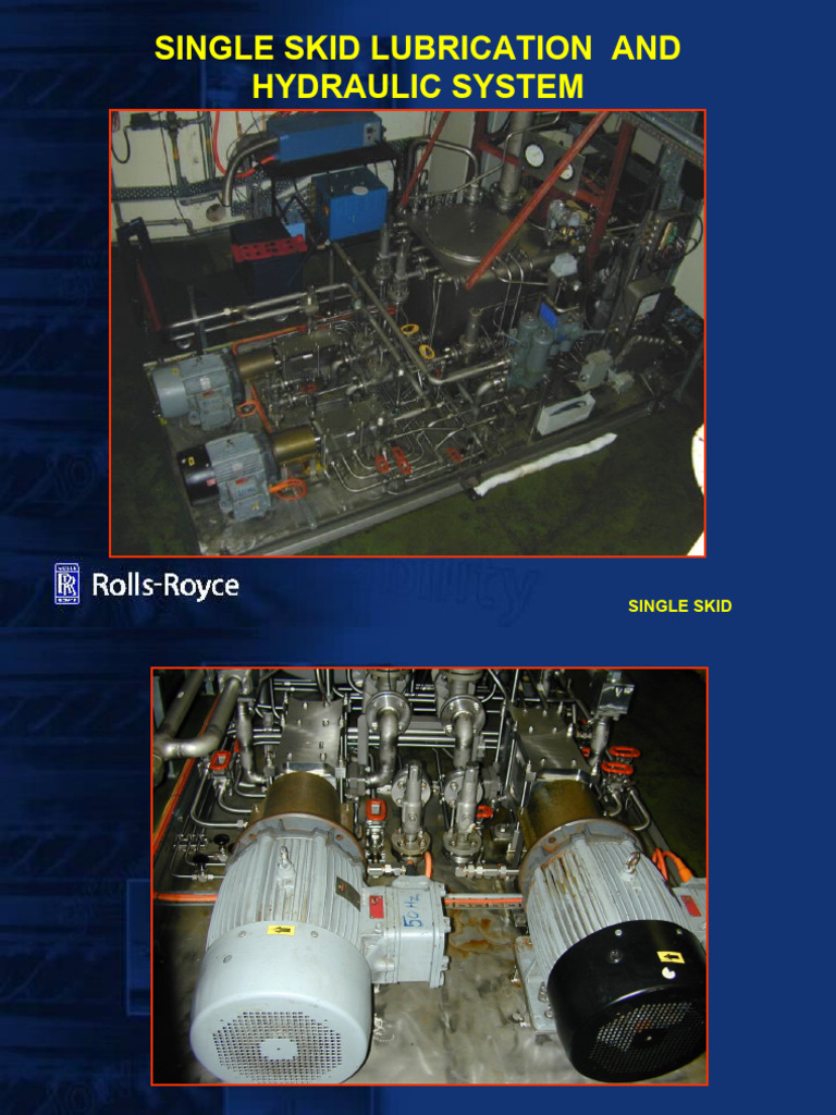 Single Skid Lubrication and Hydraulic System 07 | PDF | Valve | Pump
