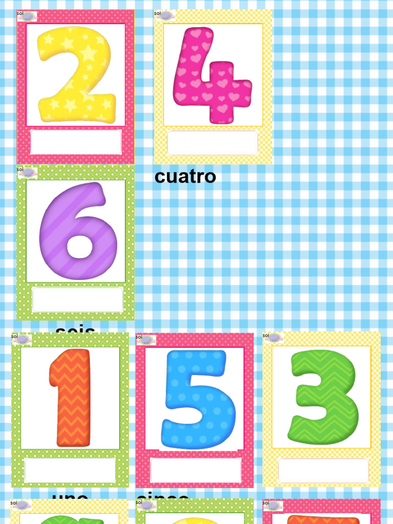 Loteria de Numeros Del 1 Al 20 1 1 | PDF