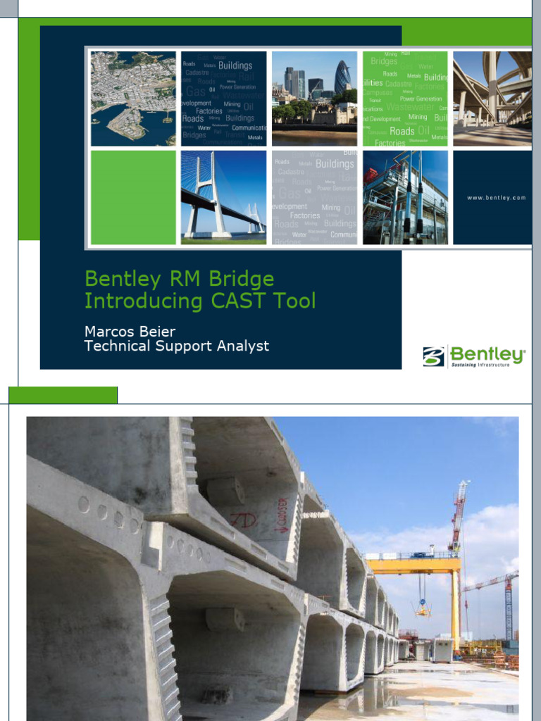 Bentley RM Bridge CAST Tool Overview | PDF | Creep (Deformation ...