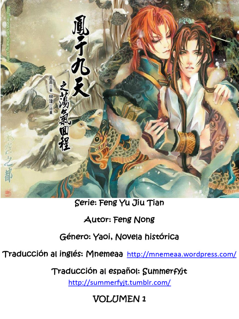 Feng Yu Jiu Tian (Volumen 1 Al Volumen 4) - 1 | PDF | Novela negra ...