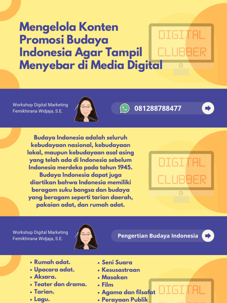 Promosi Budaya Indonesia Melalui Media Digital | PDF | Seni | Komputer
