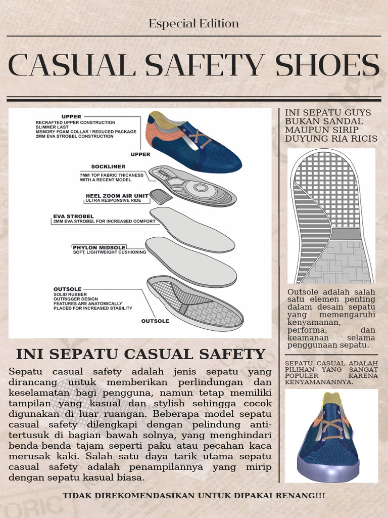 Casual Safety Shoes 1 | PDF