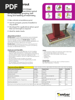 Mapegrout ME05 Technical Data Sheet | PDF | Concrete | Deep Foundation