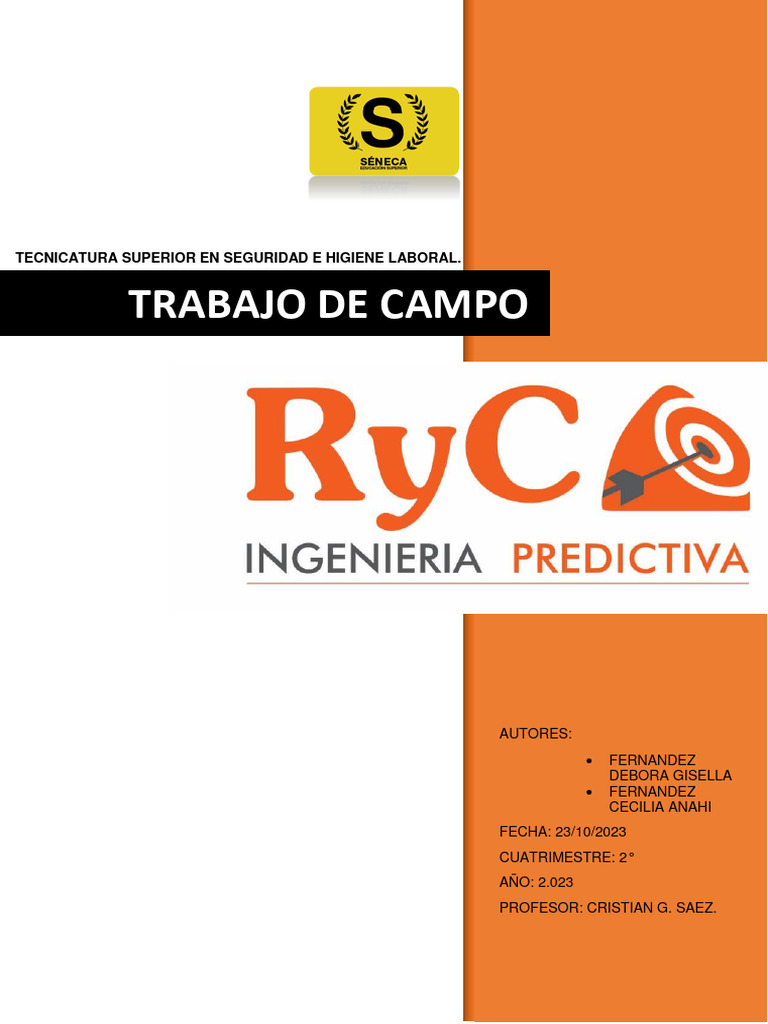 RyC TRABAJO DE CAMPO | PDF | Business | Reciclaje