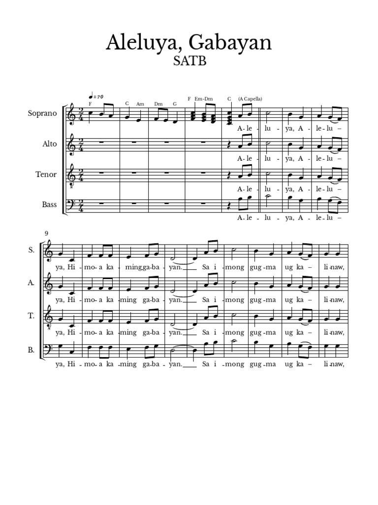 Aleluya, Gabayan | PDF