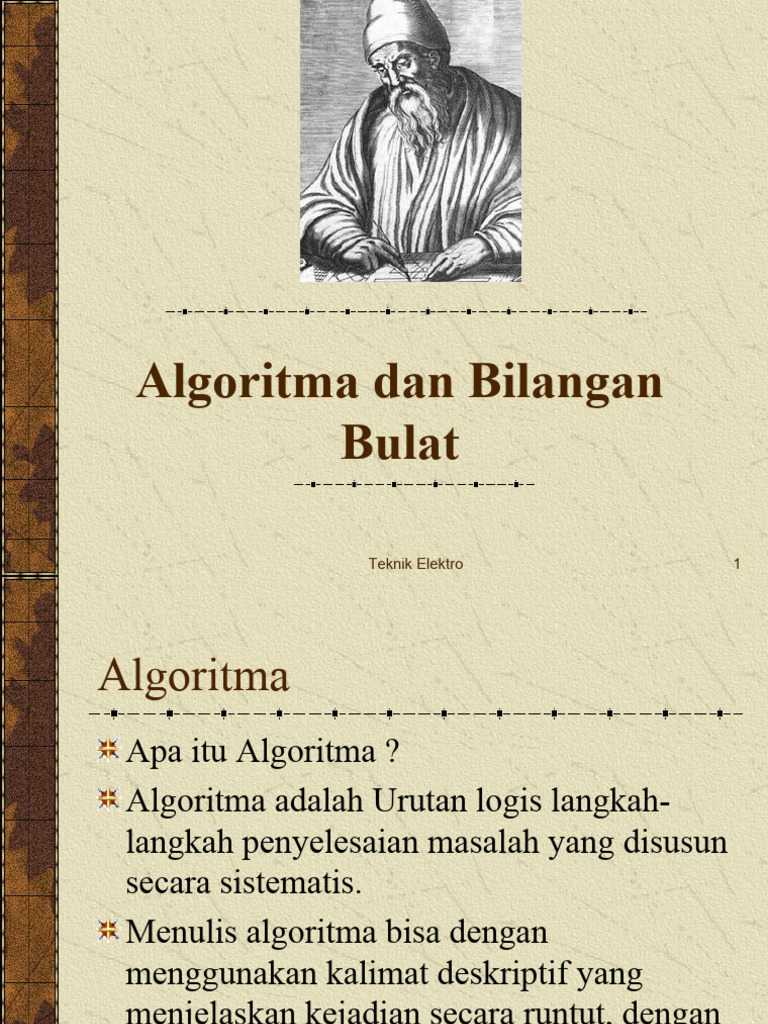 Algoritma Dan Bil - Bulat | PDF