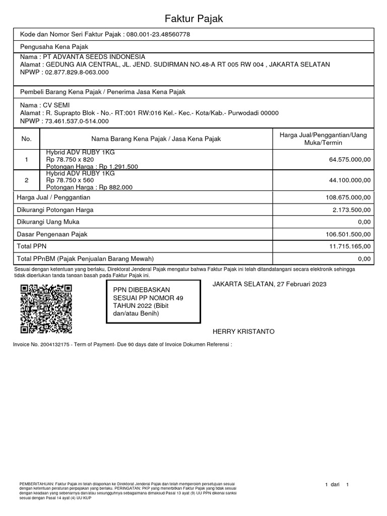 FP - 2004132175 - CV Semi | PDF