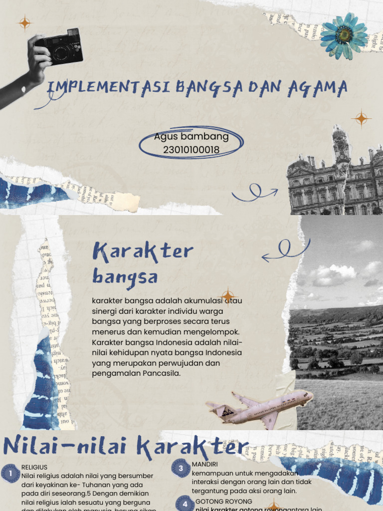 Karakter Bangsa dan Nilai Agama Indonesia | PDF