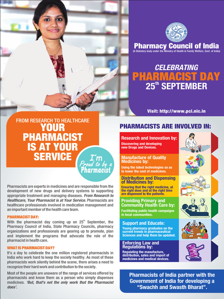 PharmacistDay Poster New 2017 | PDF | Pharmacy | Pharmacist