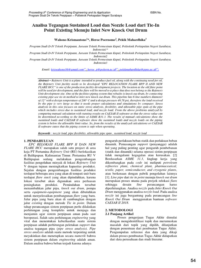 1.analisa Tegangan Sustained Load | PDF