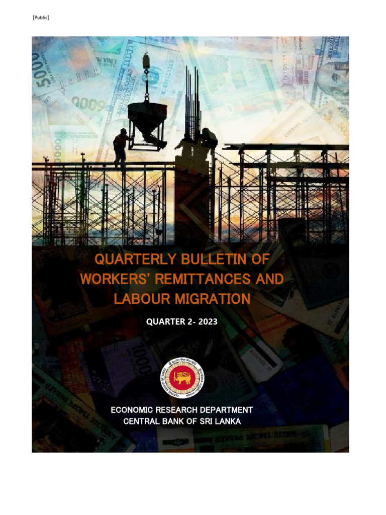 Workers Remittances and Labour Migration Bulletin 2023 q2 e CBL | PDF ...