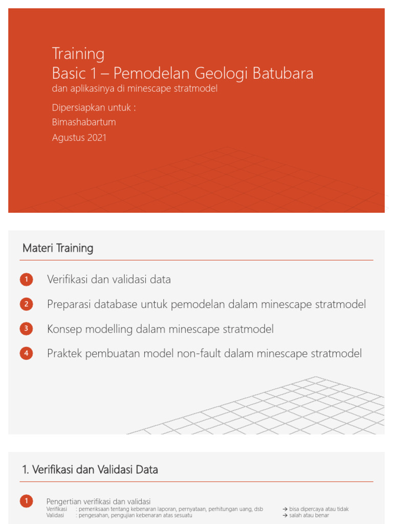 Basic Pemodelan Geologi | PDF