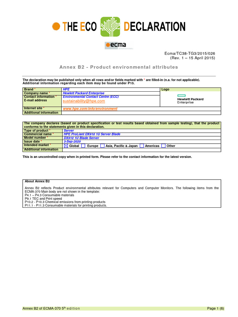 HPE ProLiant DX910 1U Server Blade-A50002785enw | PDF | Polyvinyl ...