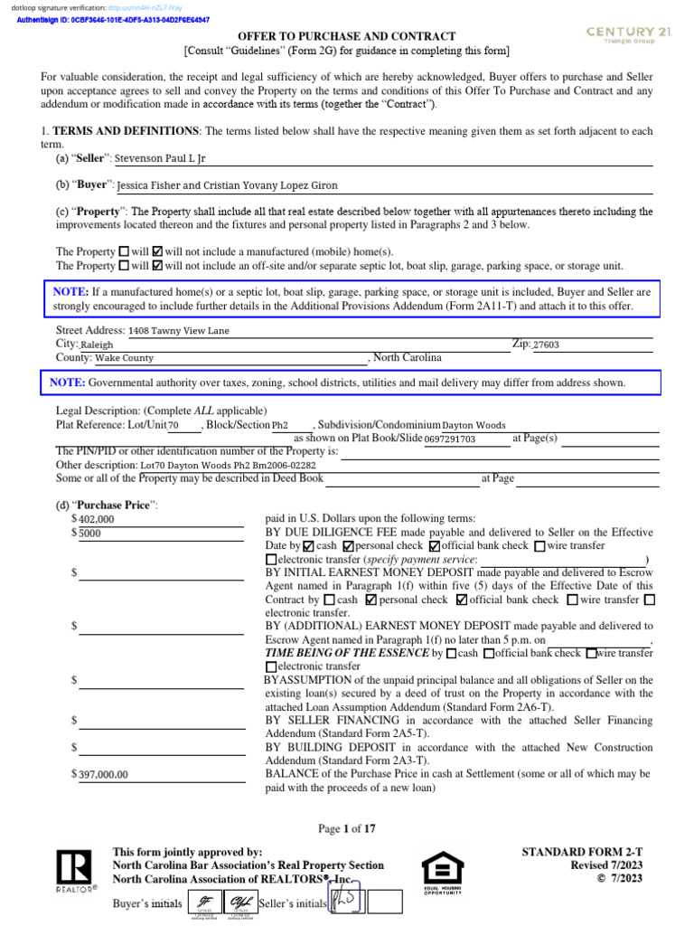Exefuted Contract | PDF | Indemnity | Fha Insured Loan