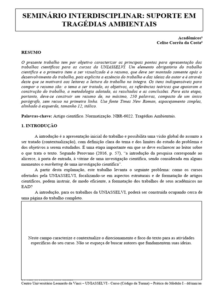 Modelo de Paper - Fase III | PDF