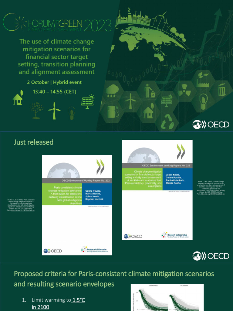 OECD GFI-Forum Scenarios Intro | PDF | Climate Change Mitigation ...