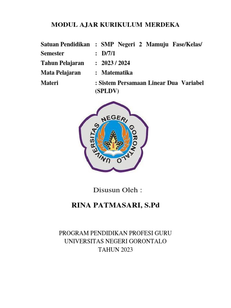 Modul Ajar 1 Dan 2 Rina | PDF