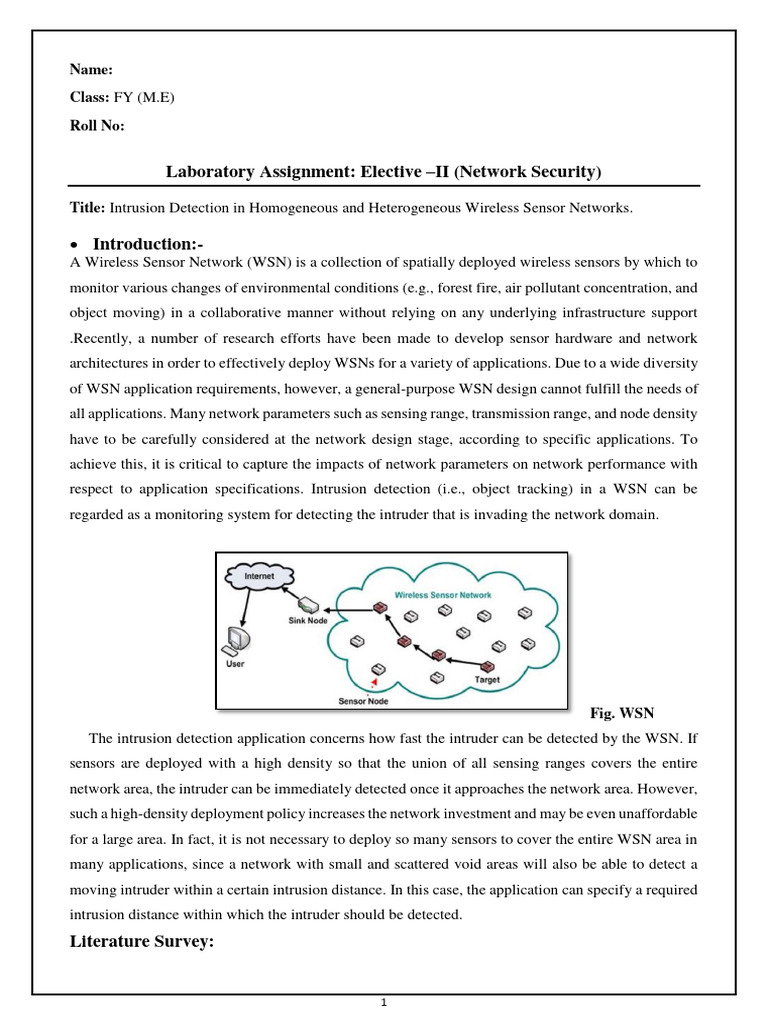 Network Security Pdf Wireless Sensor Network Computer Security