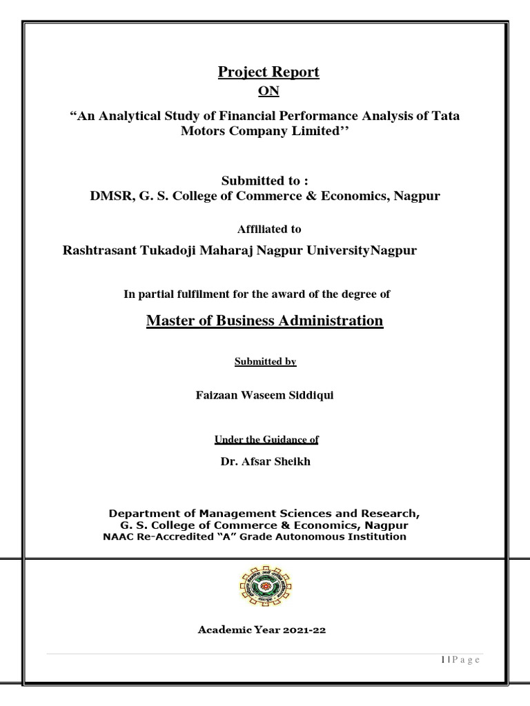 Project File Pdf