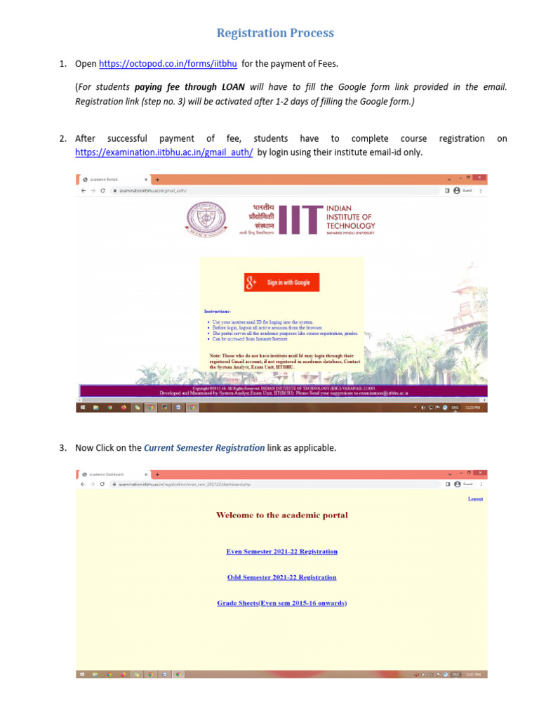 Registration Process | PDF