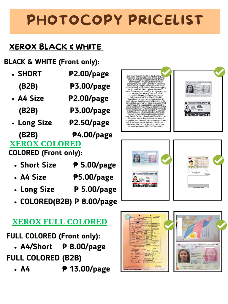 Chroma Pricelist printing | PDF | Graphic Design | Office Work