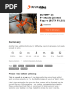 Dummy 13 Instructions A4 | PDF | Musculoskeletal System