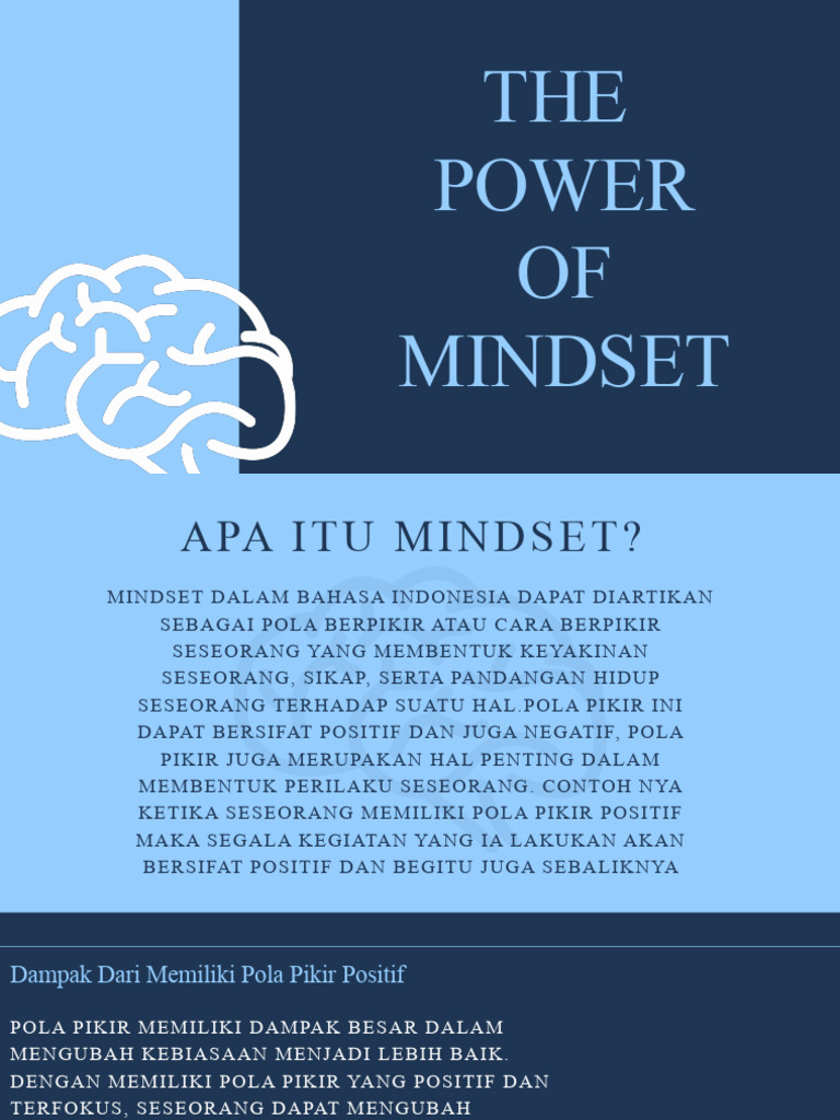 Membangun Pola Pikir Positif | PDF | Karier & Perkembangan ...