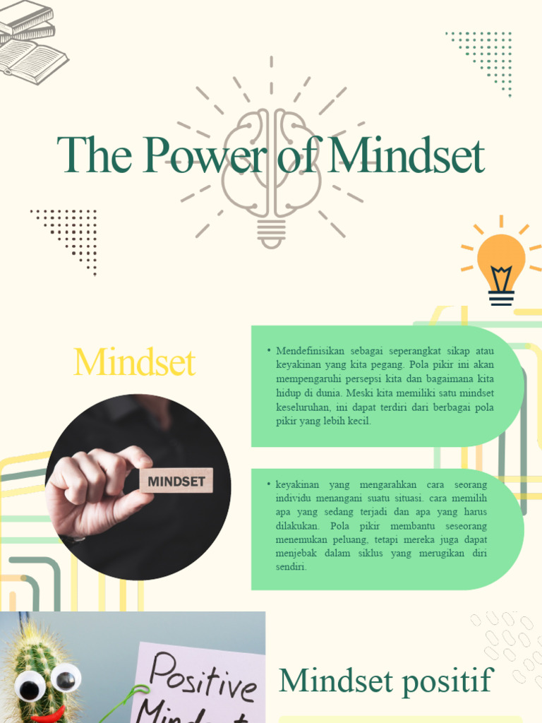 Mindset | PDF | Karier & Perkembangan | Pengembangan Diri
