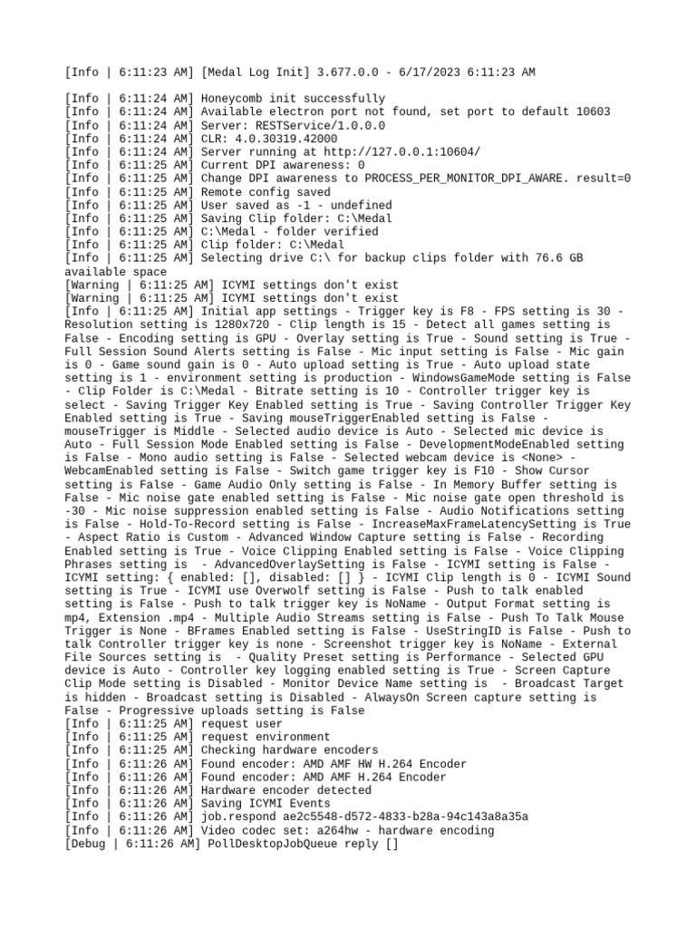 Medal Log 20230617 | PDF