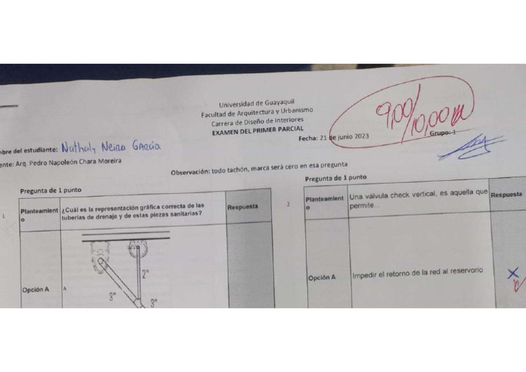 Nota Examen Neria | PDF