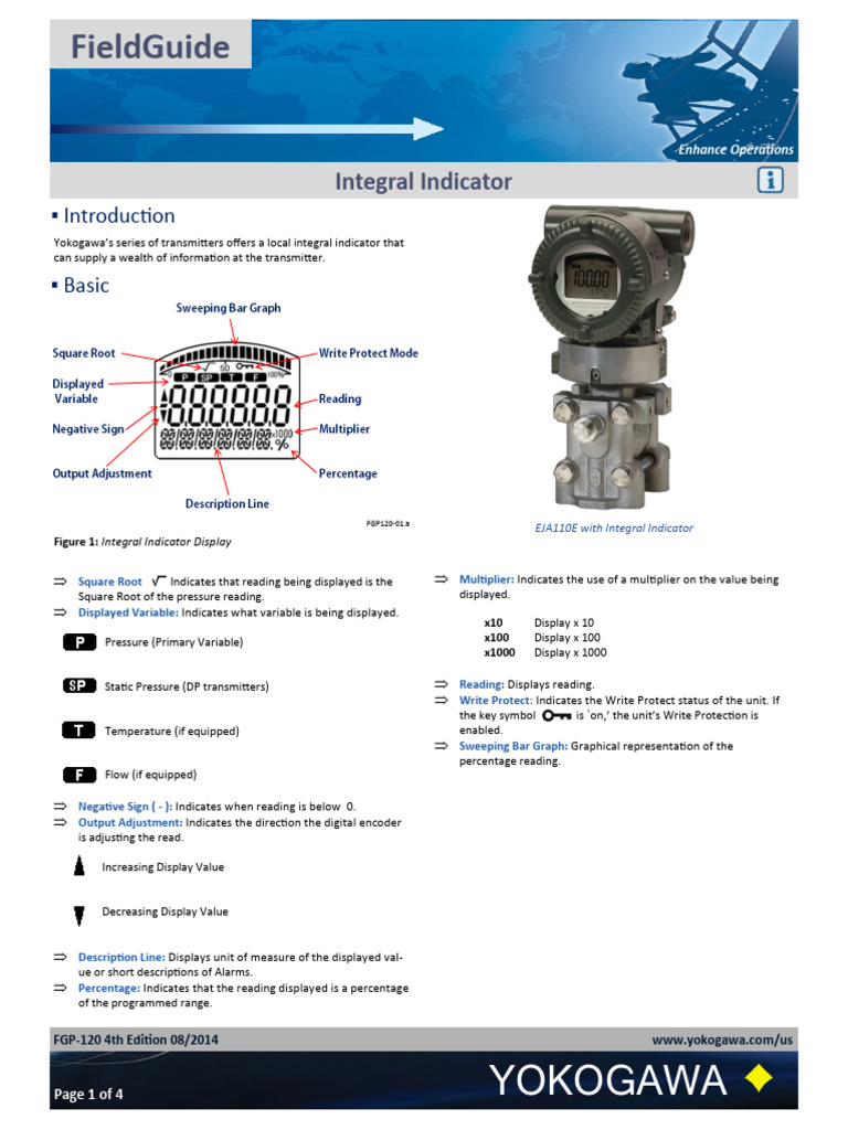 FGP-120 - 4 - .Us FieldGuide Yokogawa | PDF