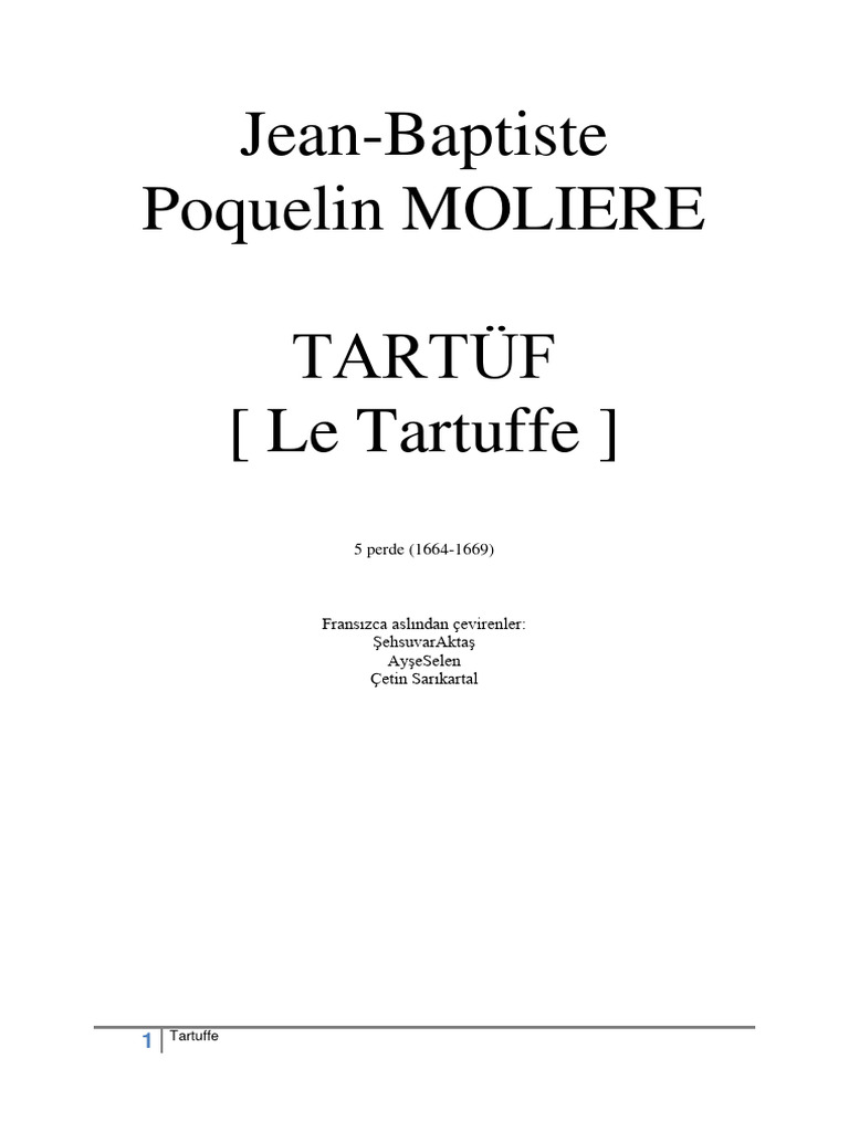 5046 Tartuffe Moliere Kolektiv 76s | PDF