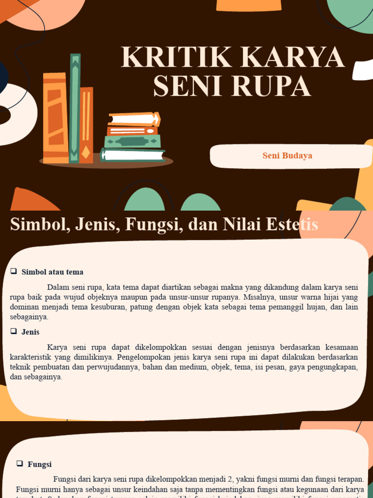Kritik Karya Seni Rupa: Simbol dan Fungsi | PDF