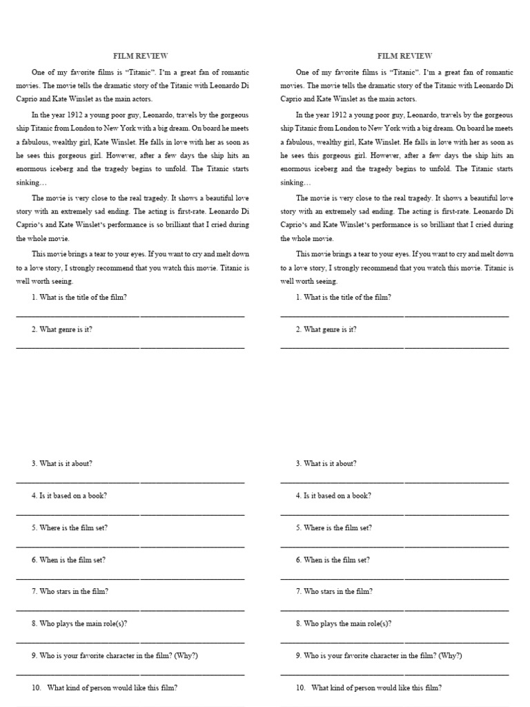 Ge4 - Film Review Print | PDF