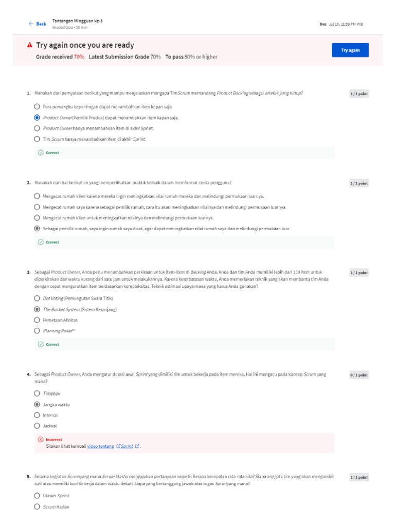 Screencapture Coursera Org Learn Manajemen Proyek Agile Exam 5QrzG Tantangan Mingguan Ke 3 ...